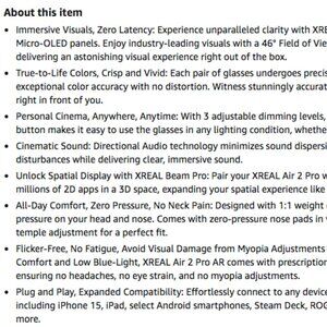 XReal | VR, AR & Accessories | Xreal Air 2 Pro | Poshmark